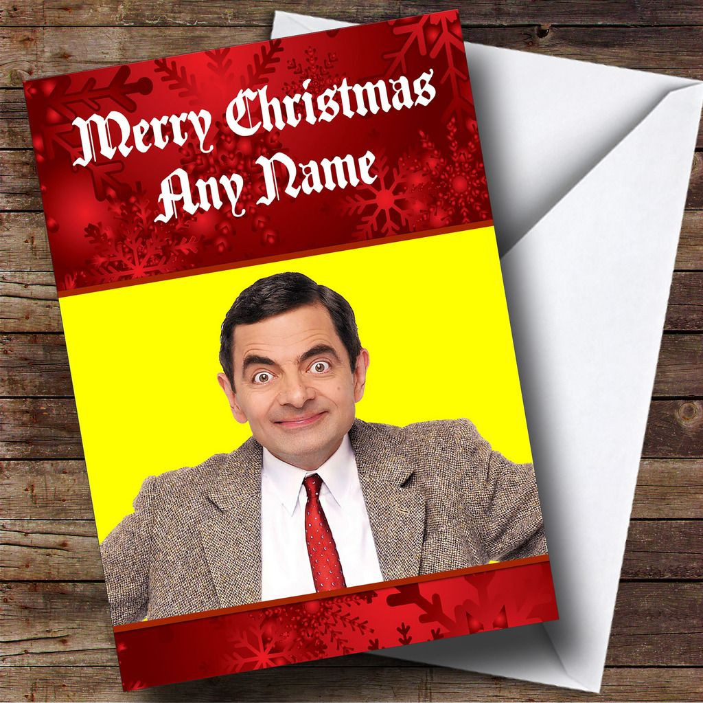 Mr Bean Personalised Birthday Card - The Card Zoo