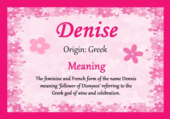 Demi Personalised Name Meaning Certificate - The Card Zoo