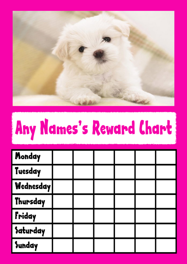 Cute Piglet Star Sticker Reward Chart - The Card Zoo