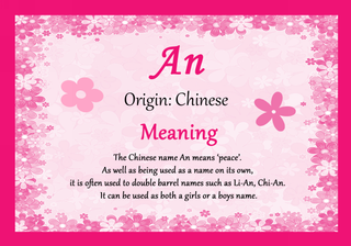 Agnes Personalised Name Meaning Certificate - The Card Zoo
