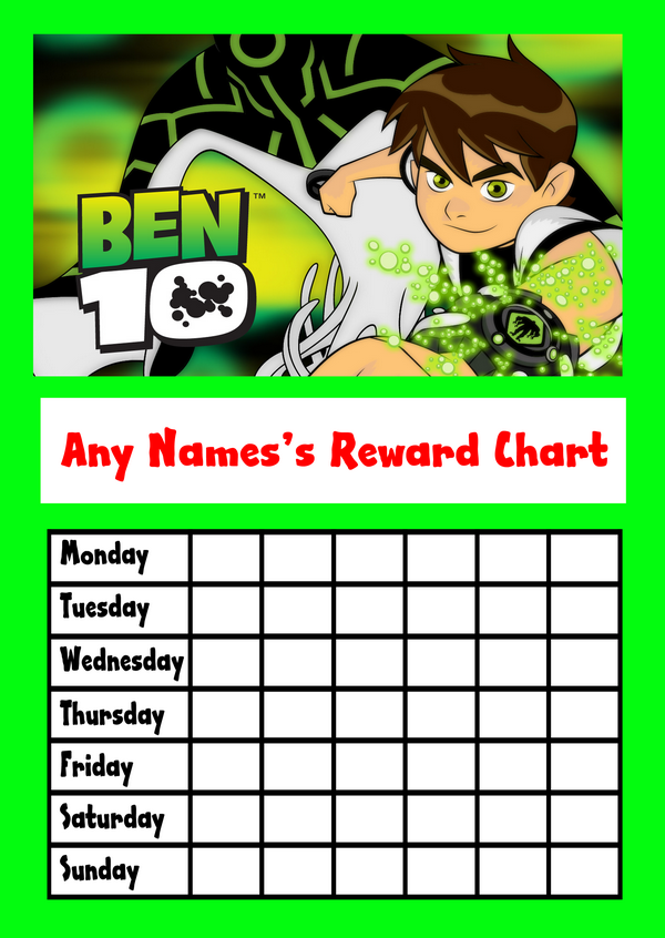 Transformers Star Sticker Reward Chart - The Card Zoo