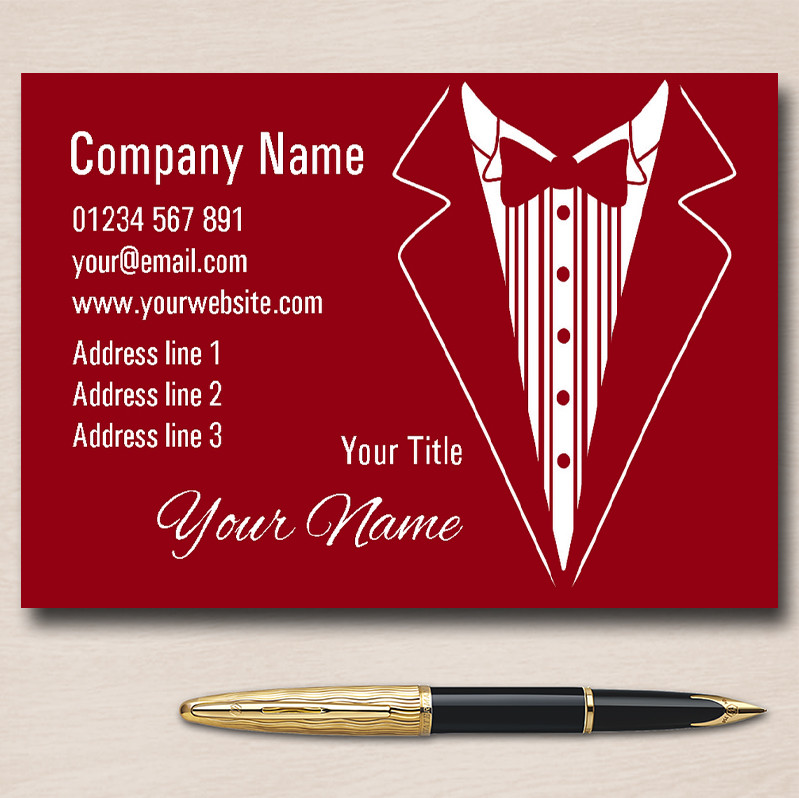 Tuxedo Personalised Birthday Card - The Card Zoo
