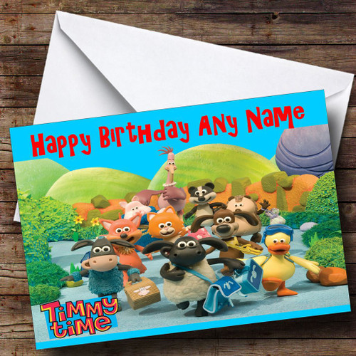 Timmy Time Personalised Birthday Card - The Card Zoo