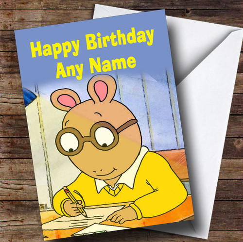 Arthur Personalised Children's Birthday Card - The Card Zoo