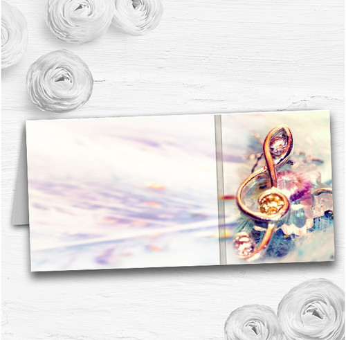 Music Treble Clef Wedding Table Seating Name Place Cards - The Card Zoo