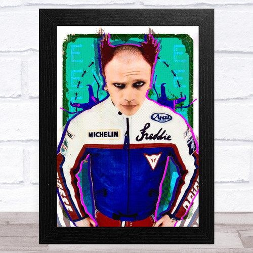Keith Flint Prodigy Pop Art Celeb Wall Art Print - The Card Zoo