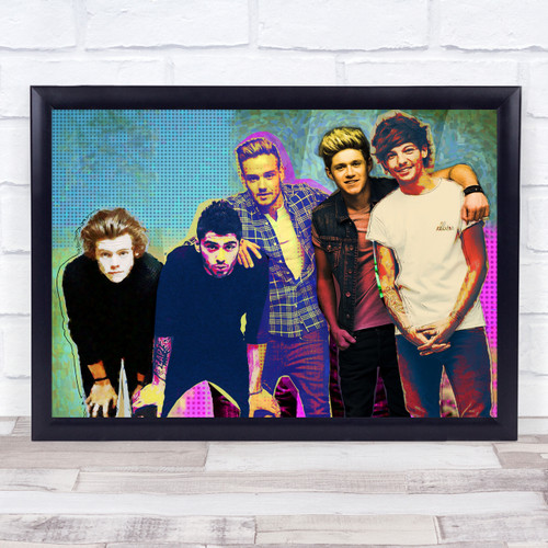 One Direction Pop Art Celeb Wall Art Print - The Card Zoo