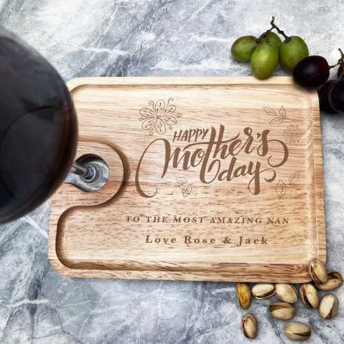 Mother's Day Most Nan Mother's Day Personalised Gift Wine Holder ...