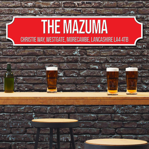 Morecambe The Mazuma Red and White Stadium Any Text Football Club 3D ...