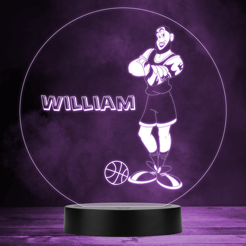 Lebron James Space Jam Looney Tunes Kids Personalised Gift RGB LED ...