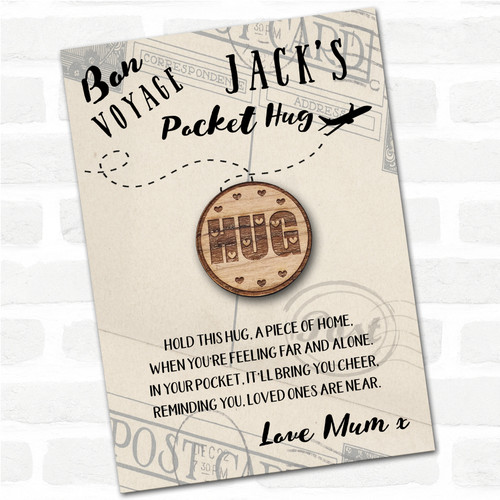 Someone Special Bon Voyage Good Luck Travelling Personalised Gift ...