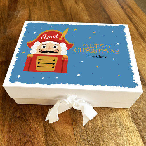Merry Christmas Classic Nutcracker Dad Blue Festive Personalised Gift ...