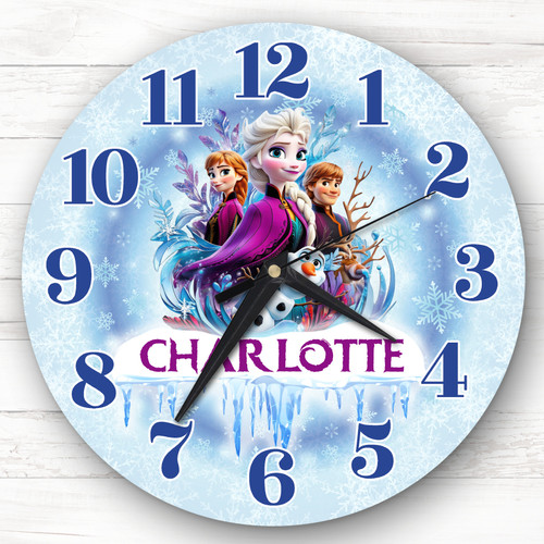 Elsa Anna Olaf Kristoff Frozen Personalised Gift For Kid's Bedroom ...