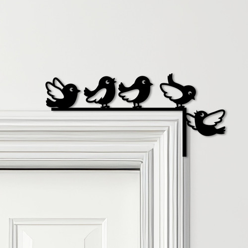 Door Topper Cute Birds Various Colours Top Of Door Frame Decorative ...