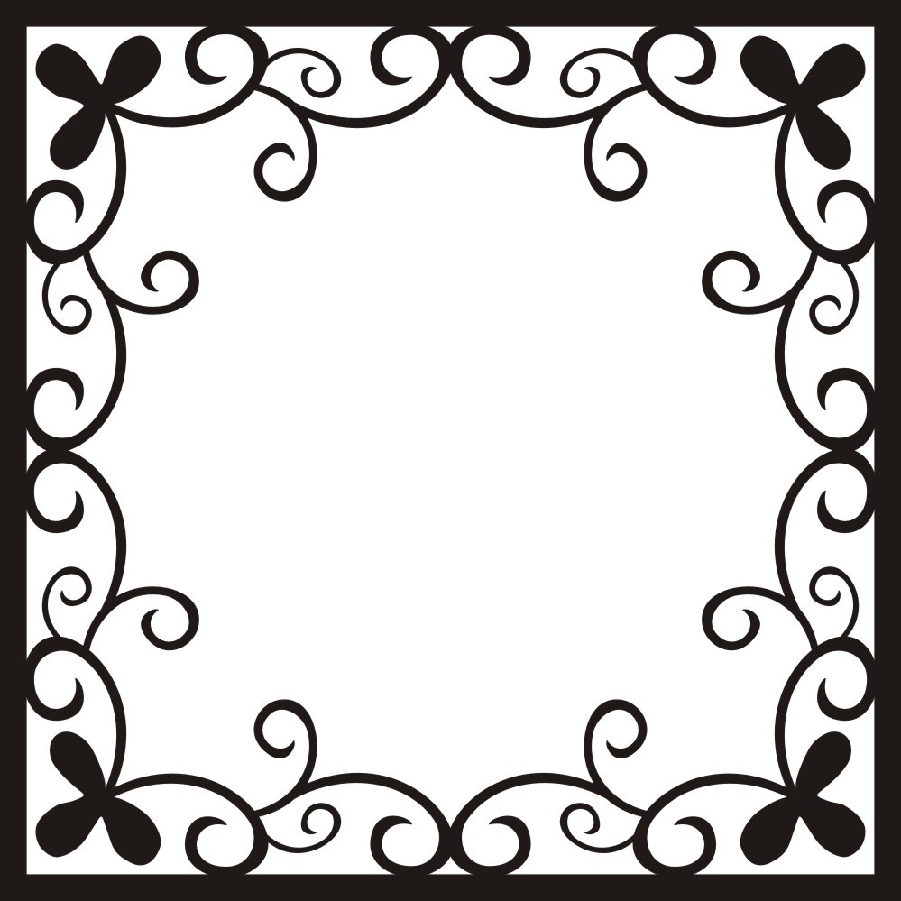 Fancy Frame 5 - 12x12 Overlay - Want2Scrap