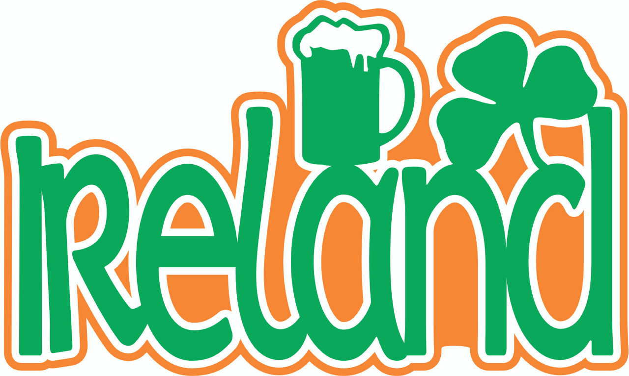 IRELAND - LASER DIE CUT - Want2Scrap