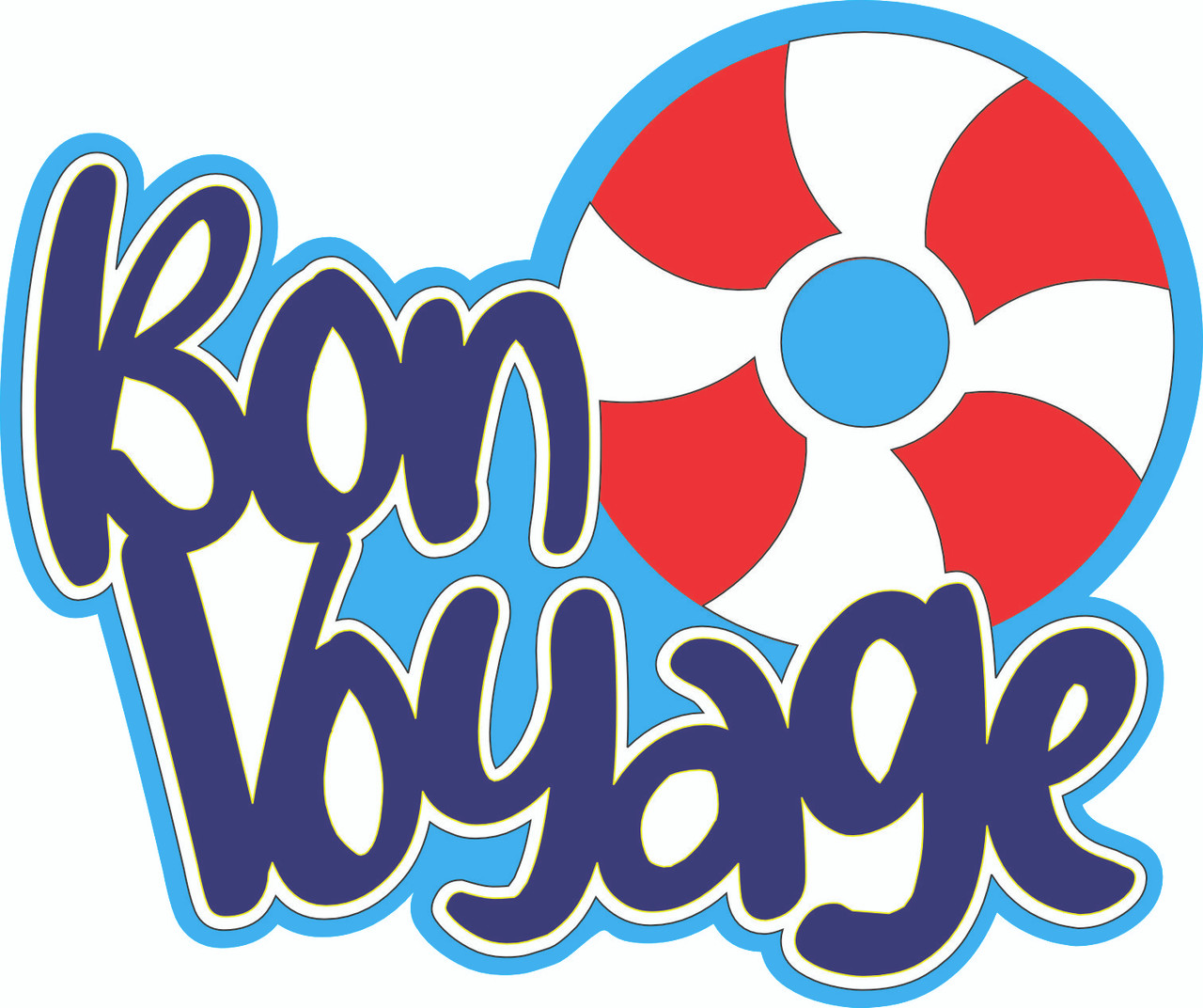 BON VOYAGE 2 - LASER DIE CUT - Want2Scrap