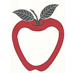 Apple Photo Frame - 2 Colors with High Detail! - Want2Scrap