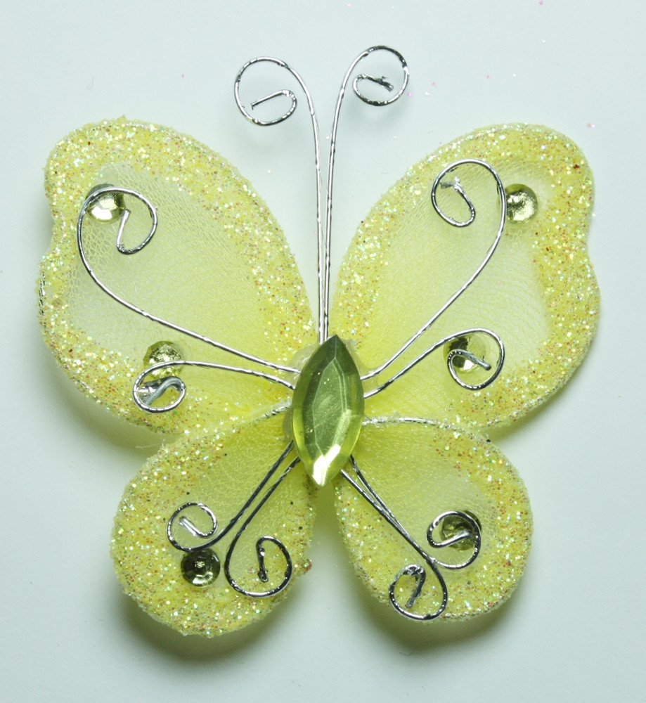 Butterfly - 2" Yellow - Want2Scrap