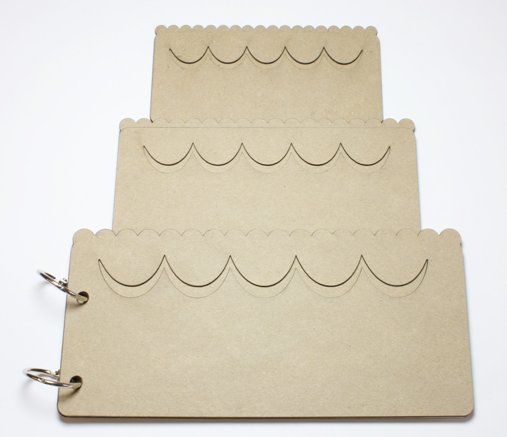 Cake Album - Chipboard Albums - Want2Scrap