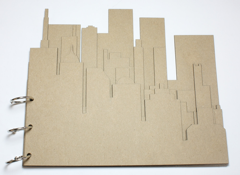 Cityscape - Chipboard Album - Want2Scrap