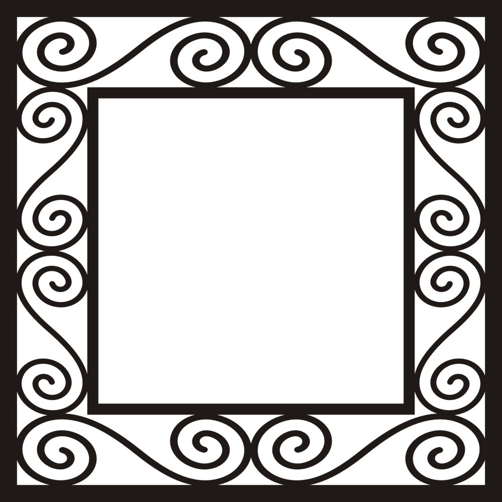 Fancy Frame 5 - 12x12 Overlay - Want2Scrap