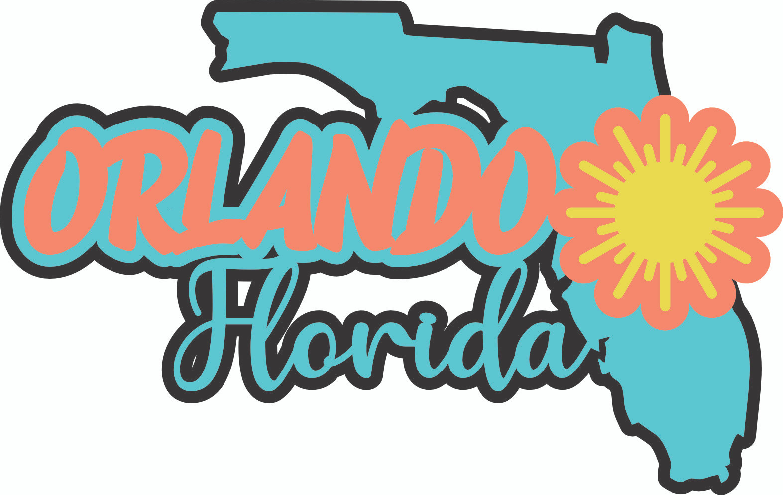 FLORIDA - LASER DIE CUT - Want2Scrap