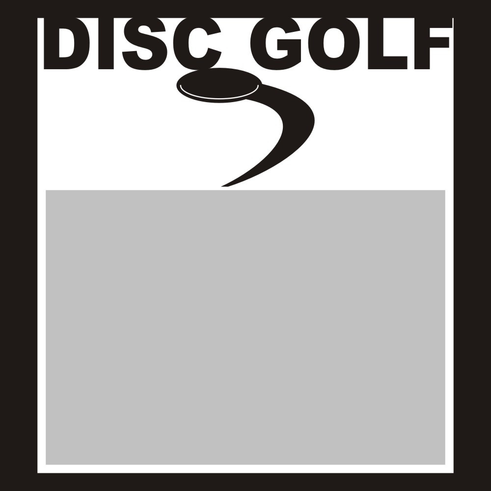 Disc Golf - 6x6 Overlay - Want2Scrap