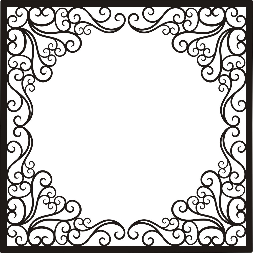 Fancy Frame 5 - 12x12 Overlay - Want2Scrap