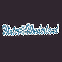 Winter Wonderland Title Strip - Glitter! - Want2Scrap