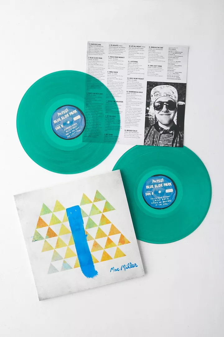 Mac Miller - Blue Slide Park (Translucent Green) Vinyl Record