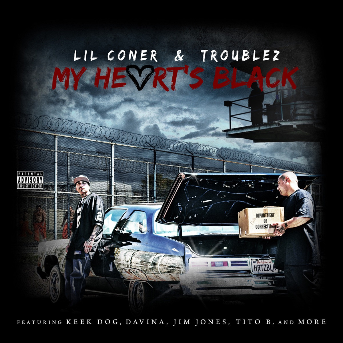Lil Coner & Troublez - My Heart's Black CD