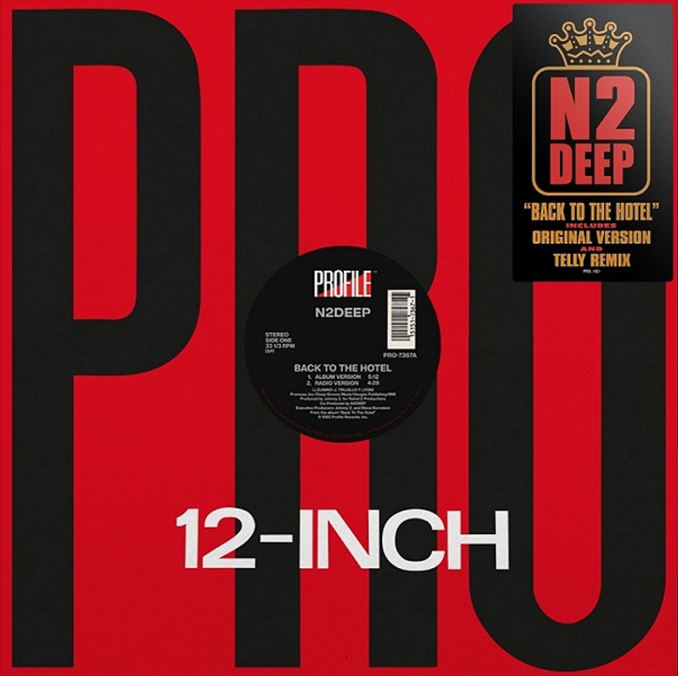 N2Deep - Back To The Hotel 12" (Autographed) Vinyl Record