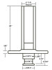GKPA --- Round Gooseneck to Kingpin Adapter - 30,000 lb Capacity