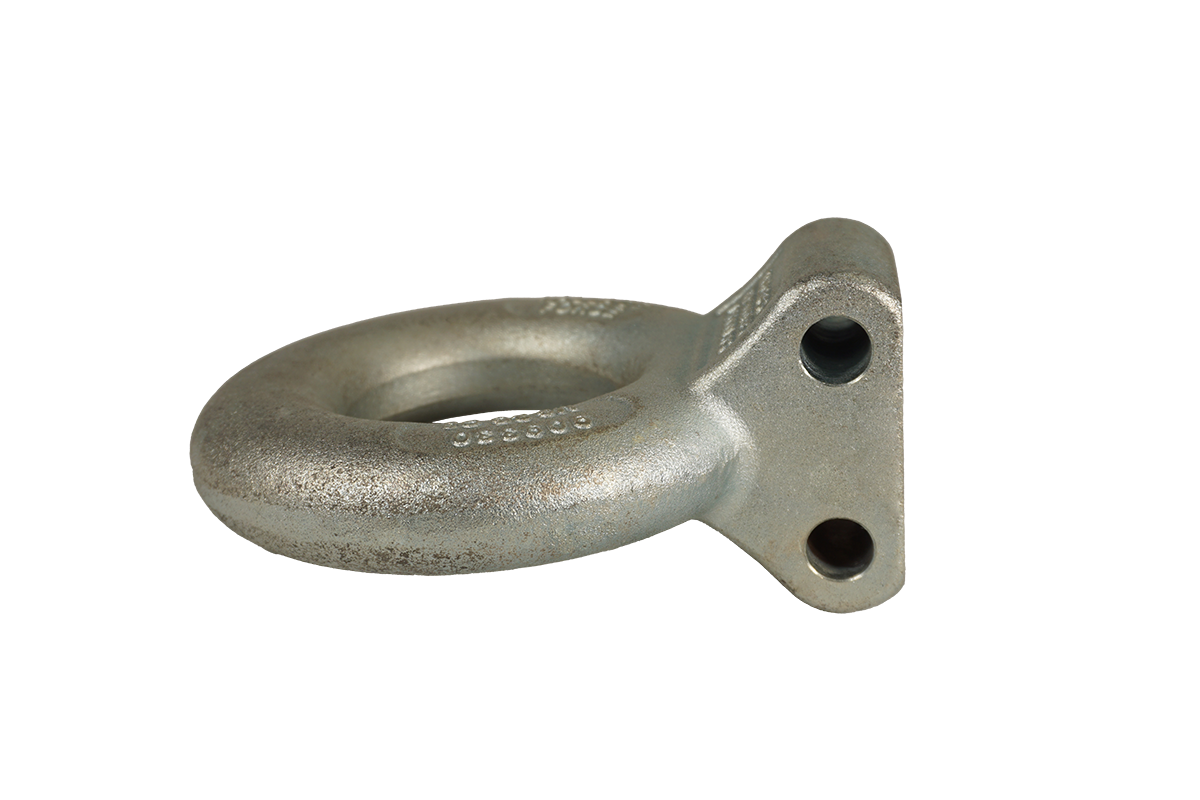 09557-95 --- Adjustable 3" Tow Ring - 25,000 lb Capacity - Zinc