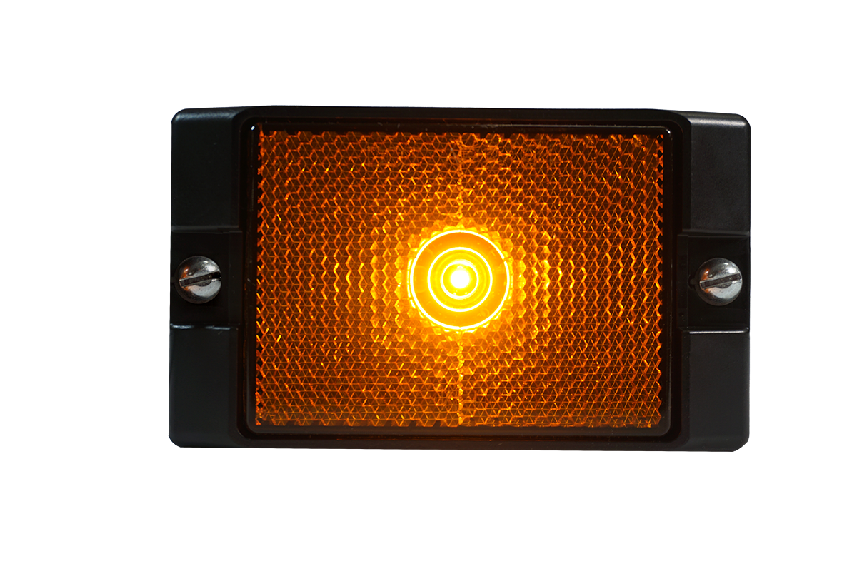 LED215A1 --- LED Rectangular Clearance/Side Marker Light with Reflex