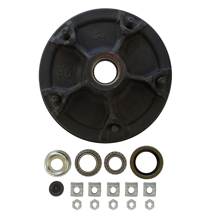 1-14542HDEZ --- 5 on 9-7/8" Demountable Hub and Drum Assembly - 6,000 ...