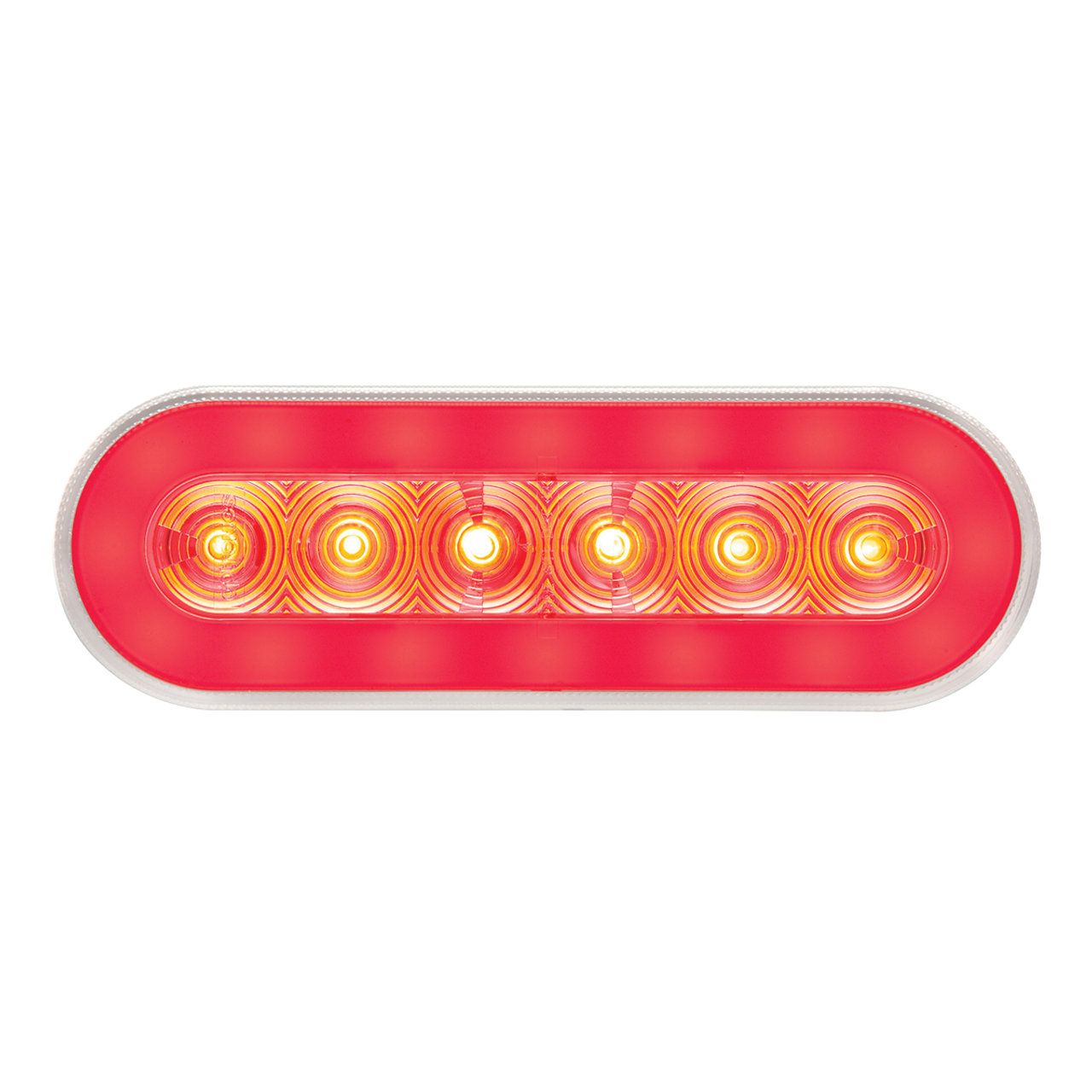 STL111RCBP --- Glolight Oval Sealed LED Red Stop/Turn/Tail Light