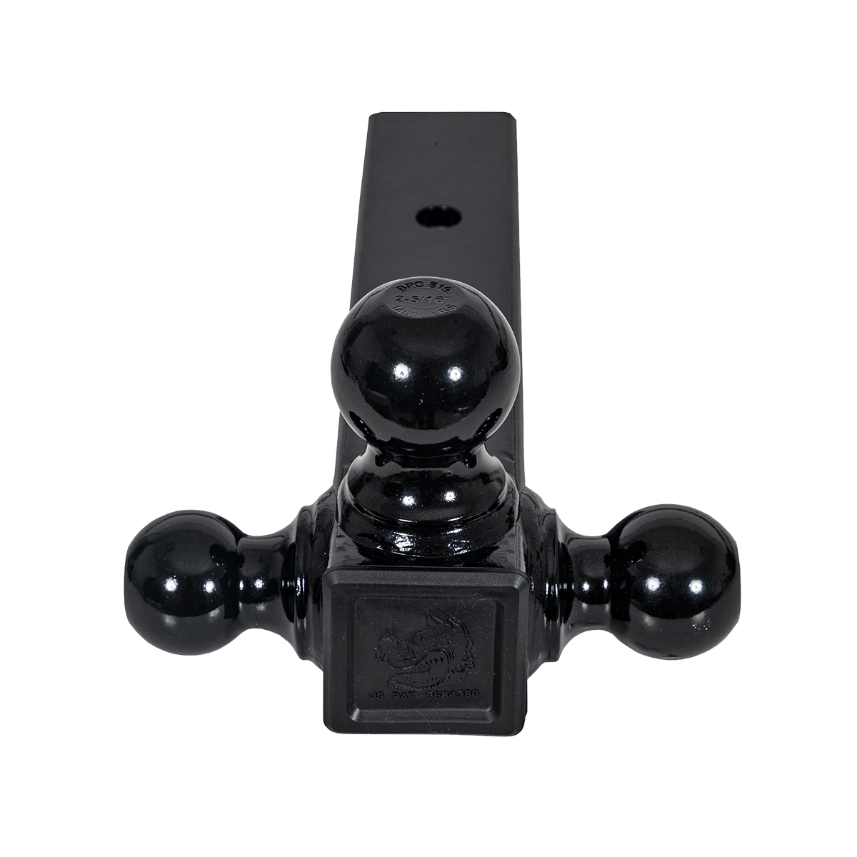 TBM12-25B --- Tri-Ball Combination for 2.5" Receivers with welded Black ...