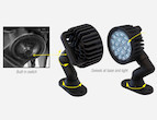 1492146 --- LED Articulating Spot light - 18 Diodes