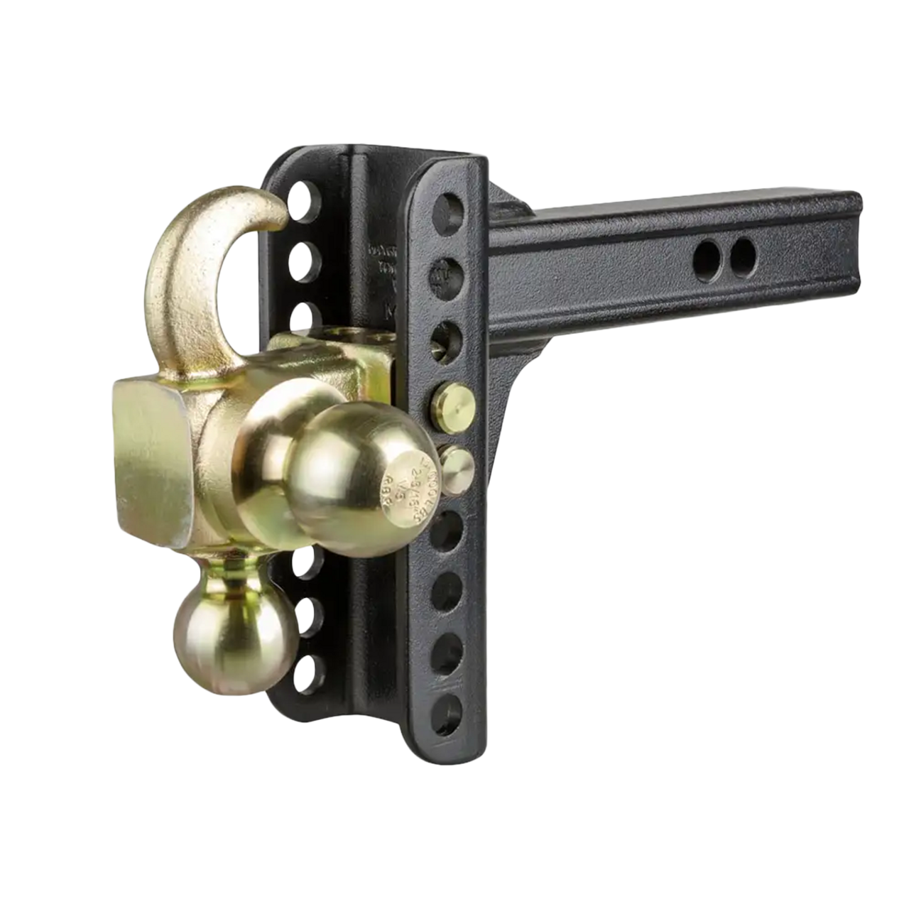 45904 --- Adjustable Channel Mount with Tow Hook, Step and Dual Ball ...