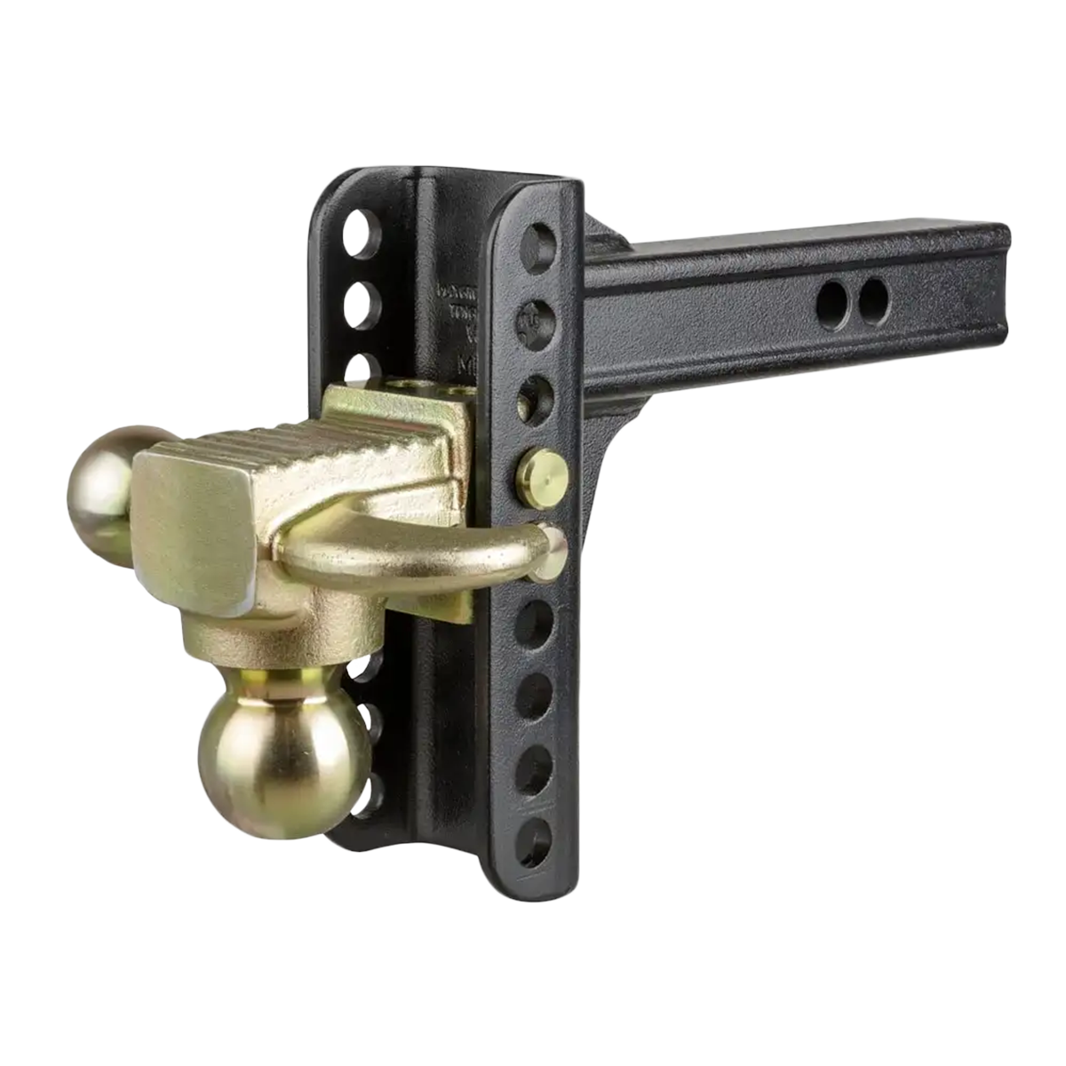 45904 --- Adjustable Channel Mount with Tow Hook, Step and Dual Ball ...