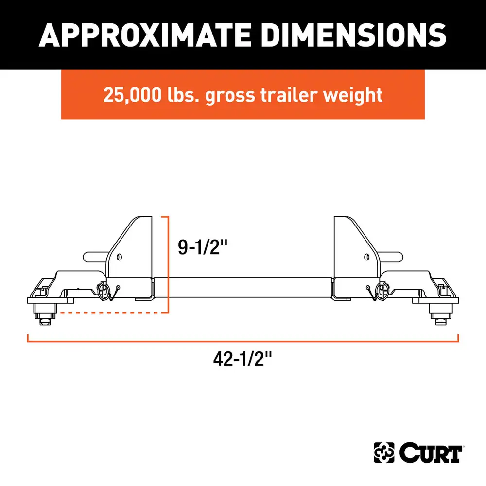 16021 --- OEM Puck System 5th Wheel Legs - RAM - 25k
