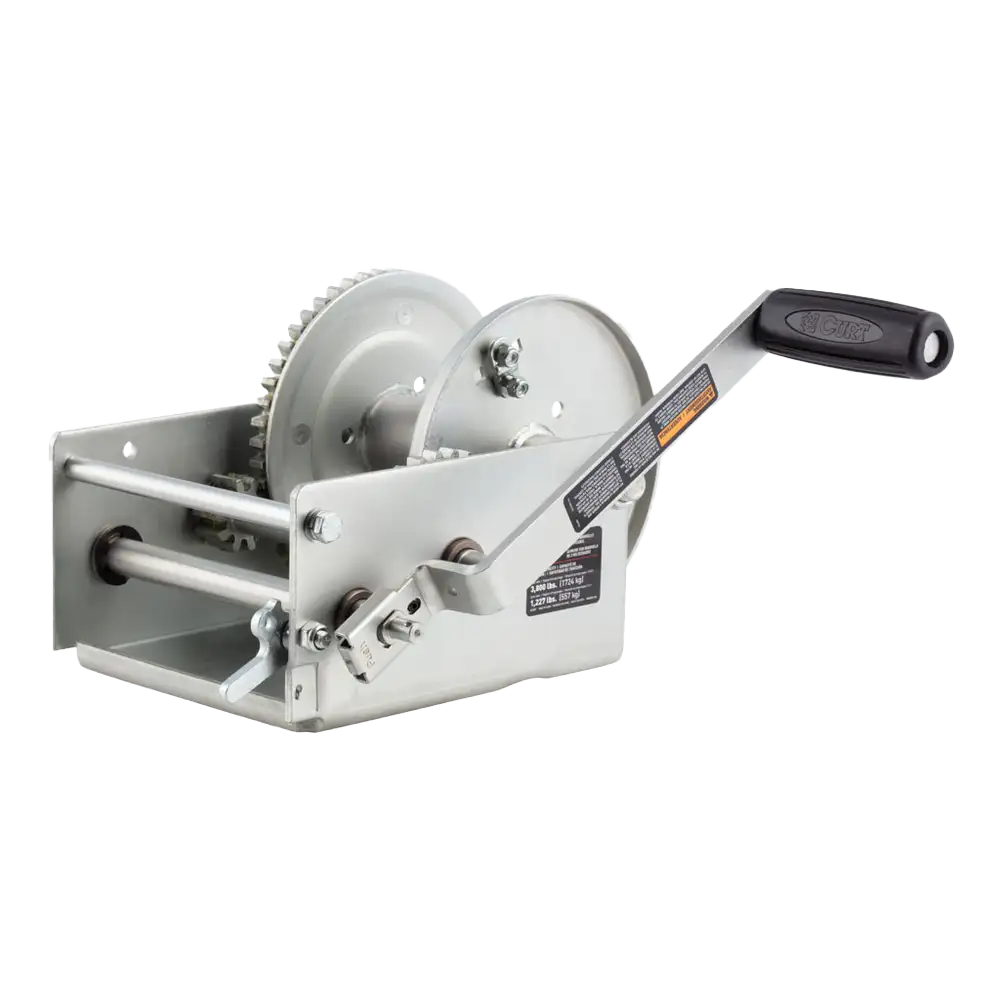 29538 --- Hand-Crank 2-Speed Winch - 3,800 lbs