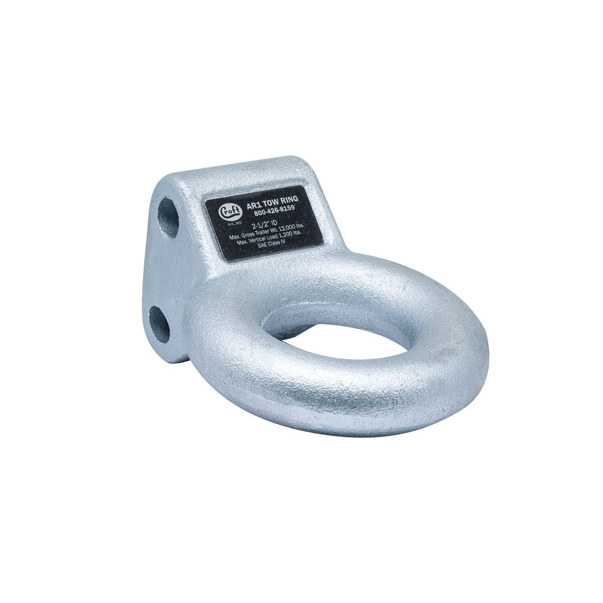 AR1 --- Croft Adjustable 2-1/2" Tow Ring - 12,000 lb Capacity