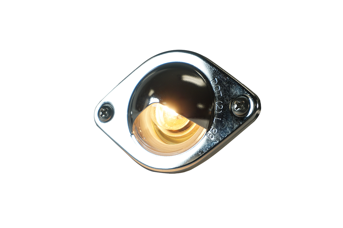 437 --- License Plate/Utility Light - Chrome