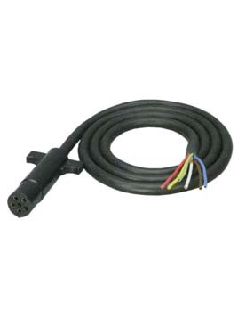 603PW-4FT --- 6-Way Molded Round Plug with Cable