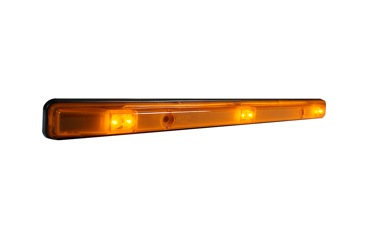 LED169-3A6 --- Amber LED Identification Light Bar-6 Diodes