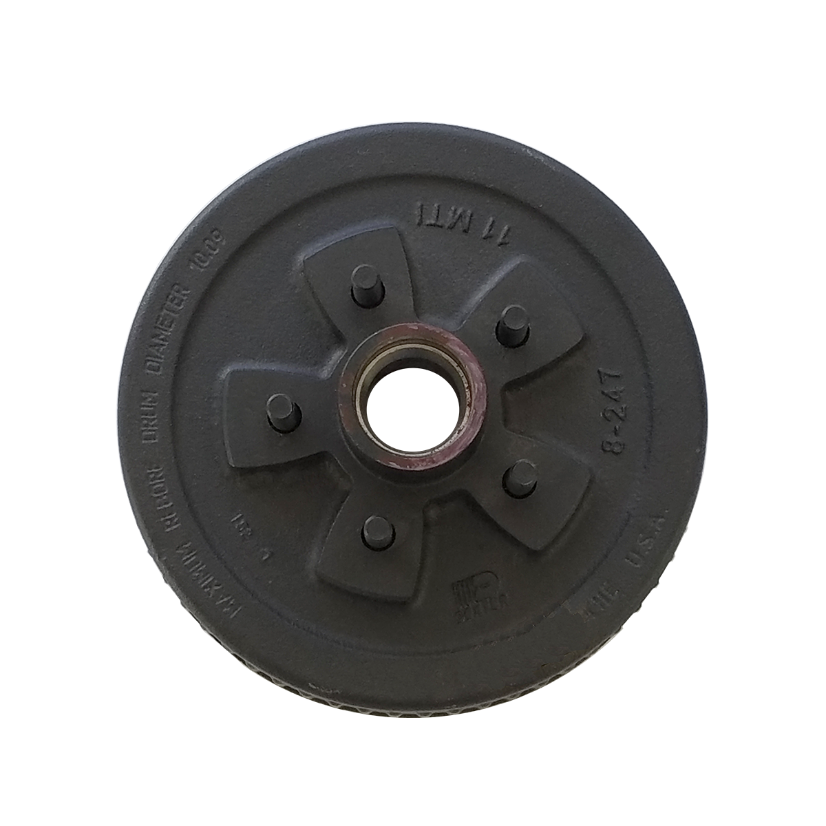 HD-545 --- 5 on 4-1/2" Hub and Drum Assembly for 10" Brakes - 3,500 lb