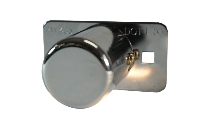 435 --- License Plate Light - Chrome